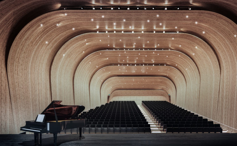 folded auditorium: the view from the stage | AQSO