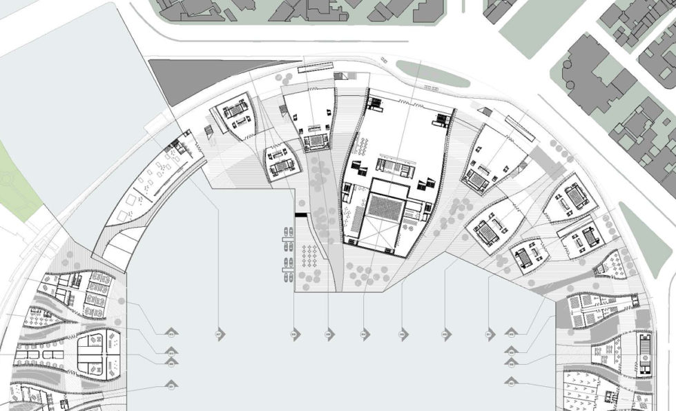 performing arts complex: the general floor plan layout | AQSO
