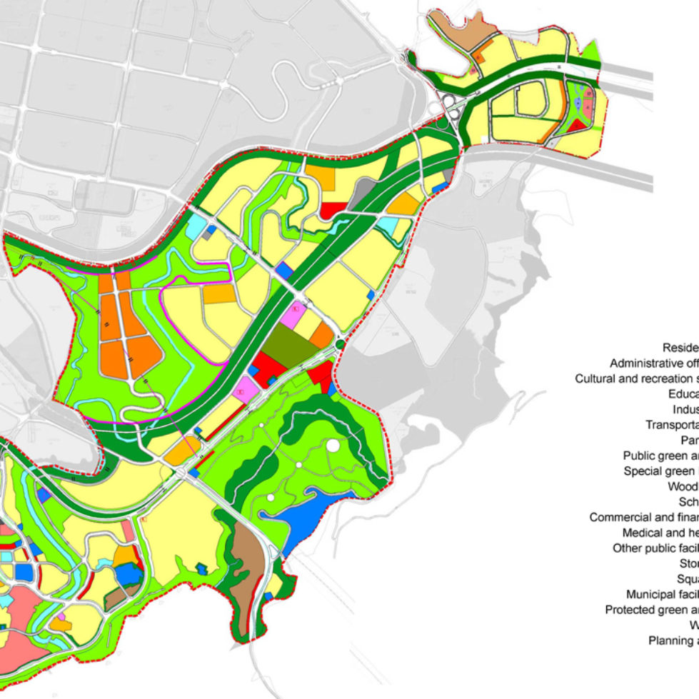 Tangjiatuo planning: the masterplan birdview | AQSO