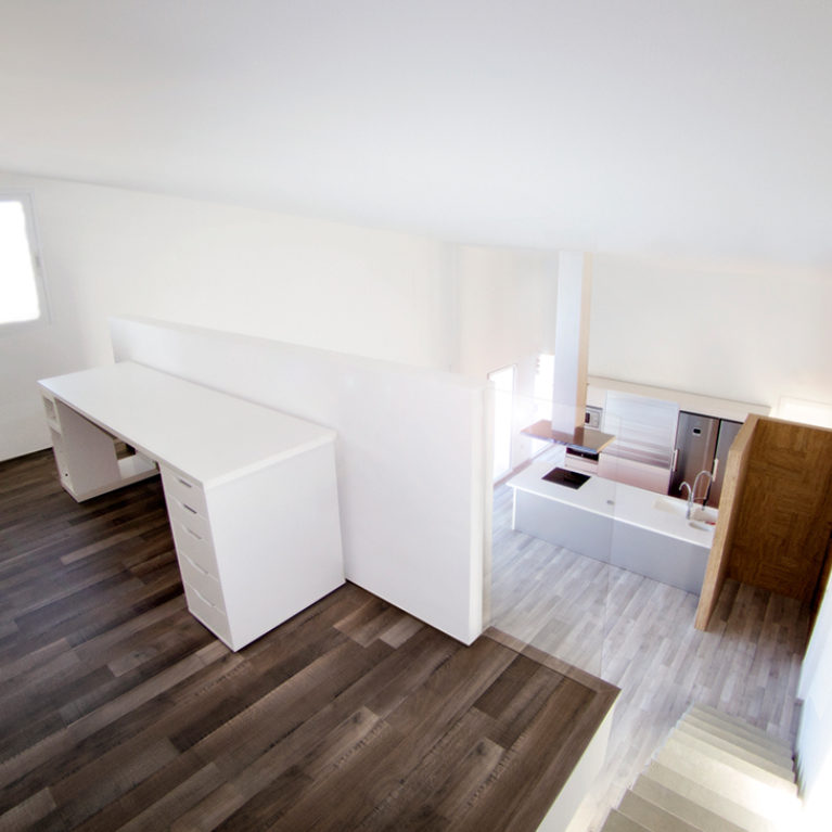 cuña house: the section and elevation | AQSO