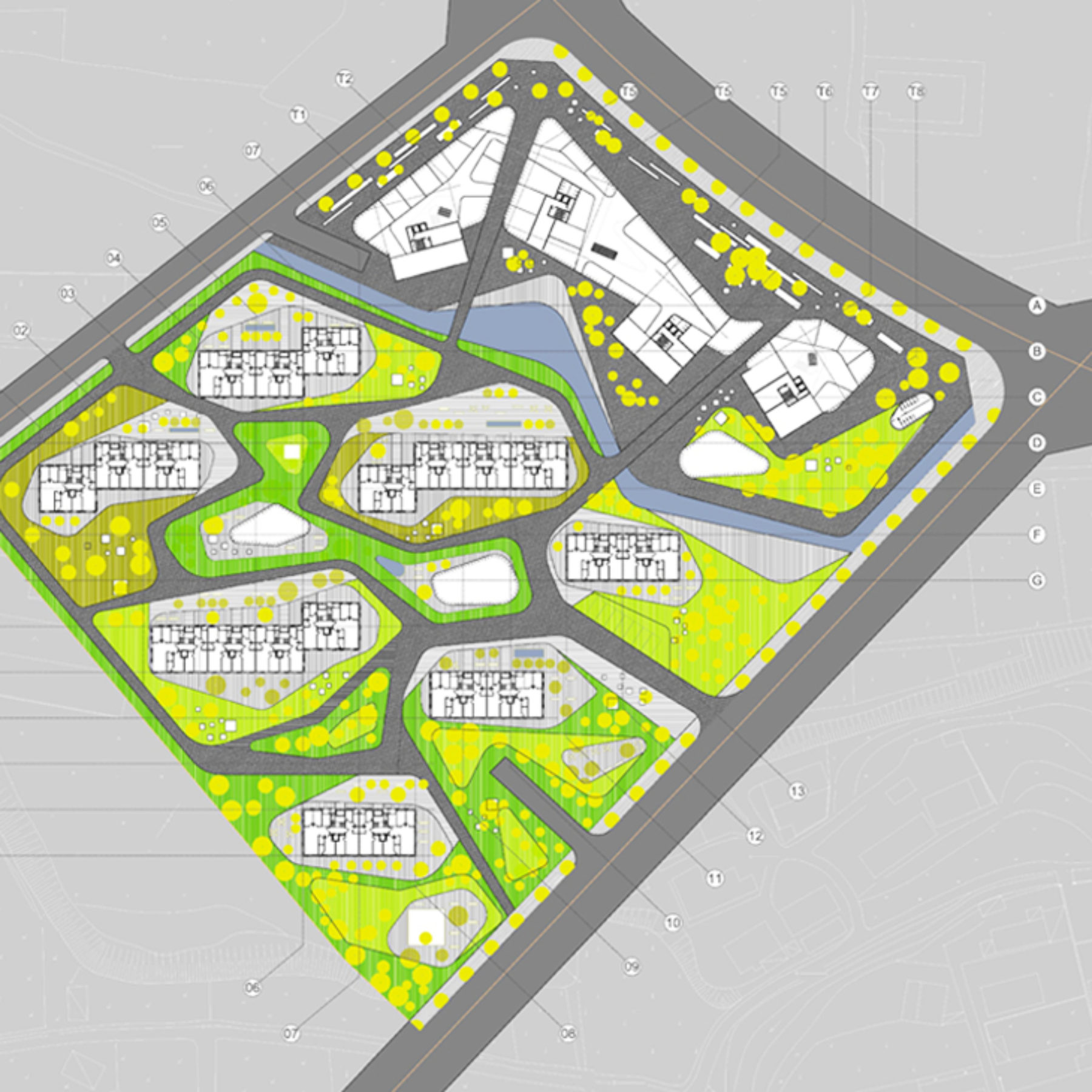 spliced towers: the residential floor plan layouts | AQSO