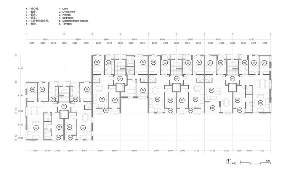 spliced towers: the residential floor plan layouts | AQSO