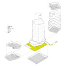 Zain tower: the section and elevation | AQSO