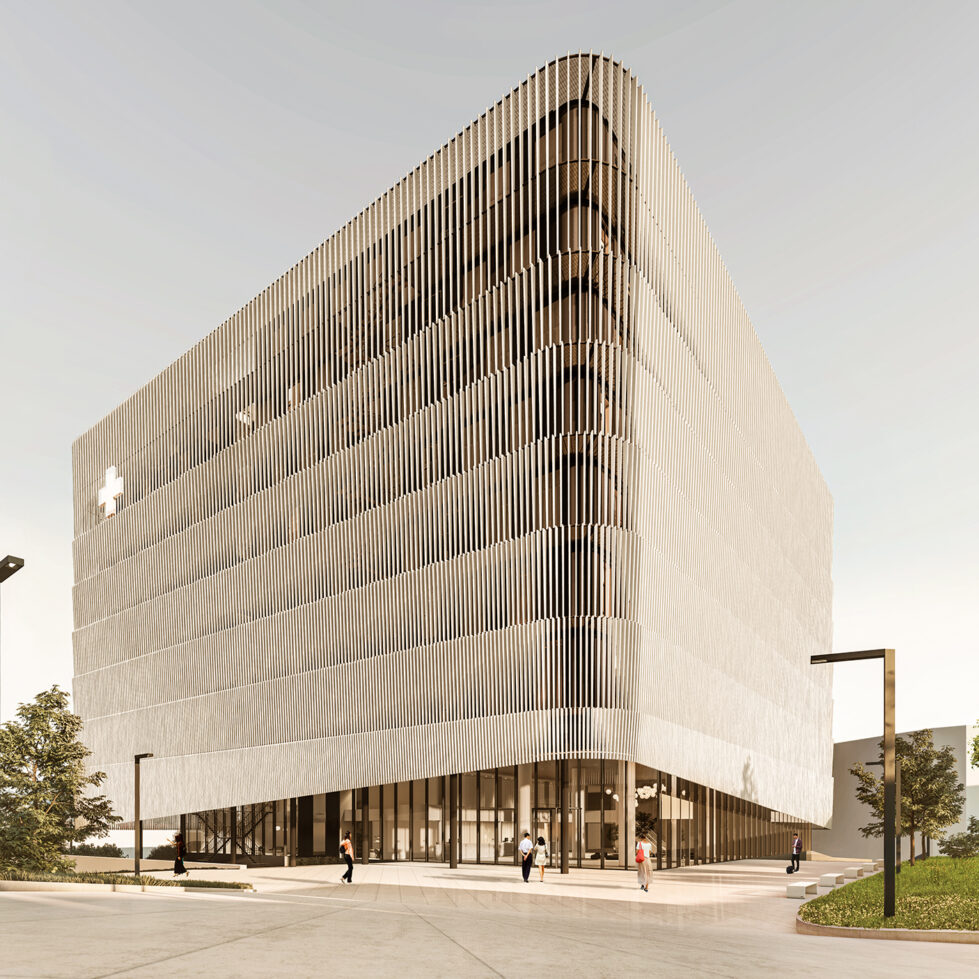 hospital in the forest: the entrance lobby | AQSO