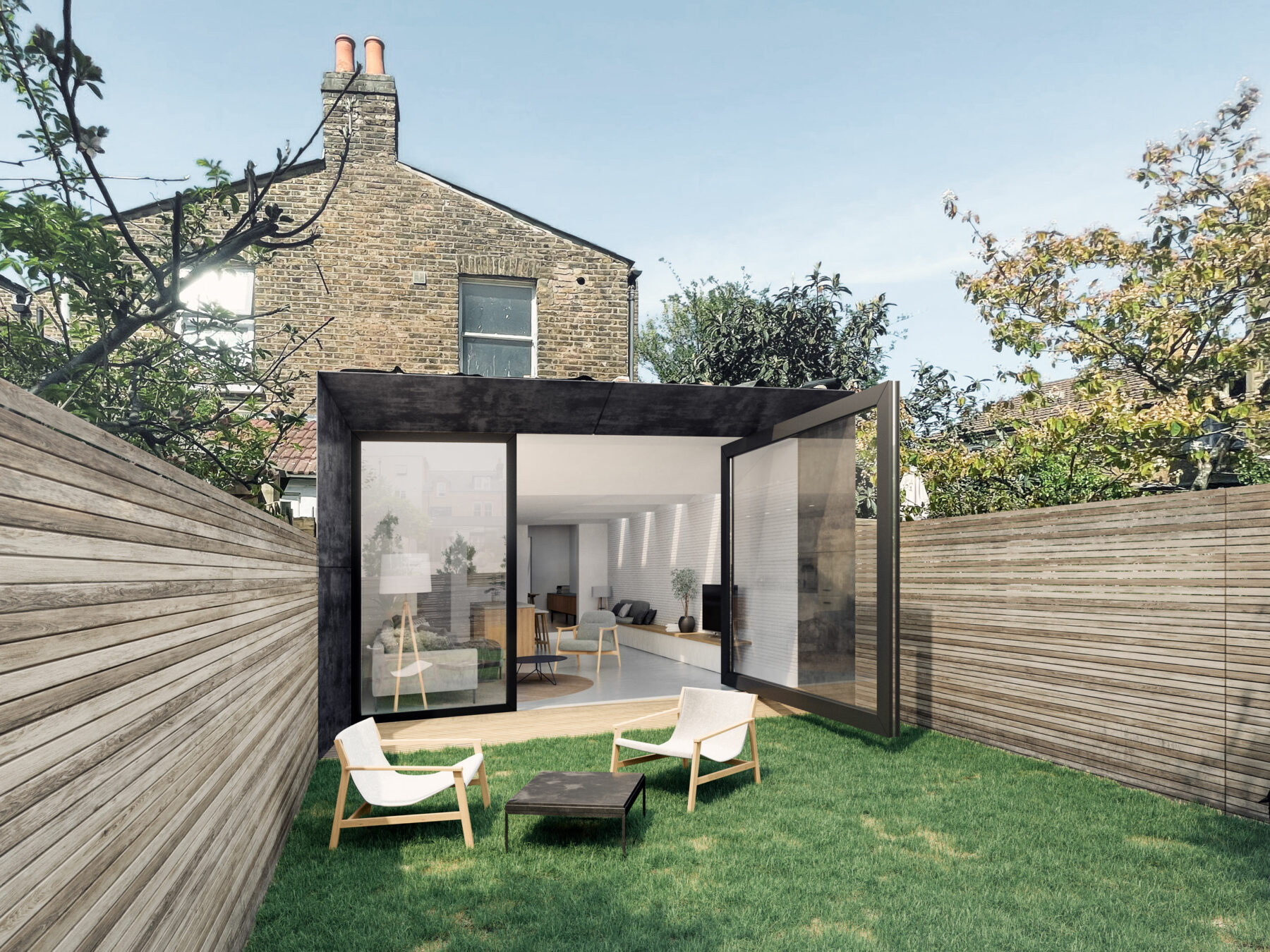 Dulwich house: the back yard | AQSO